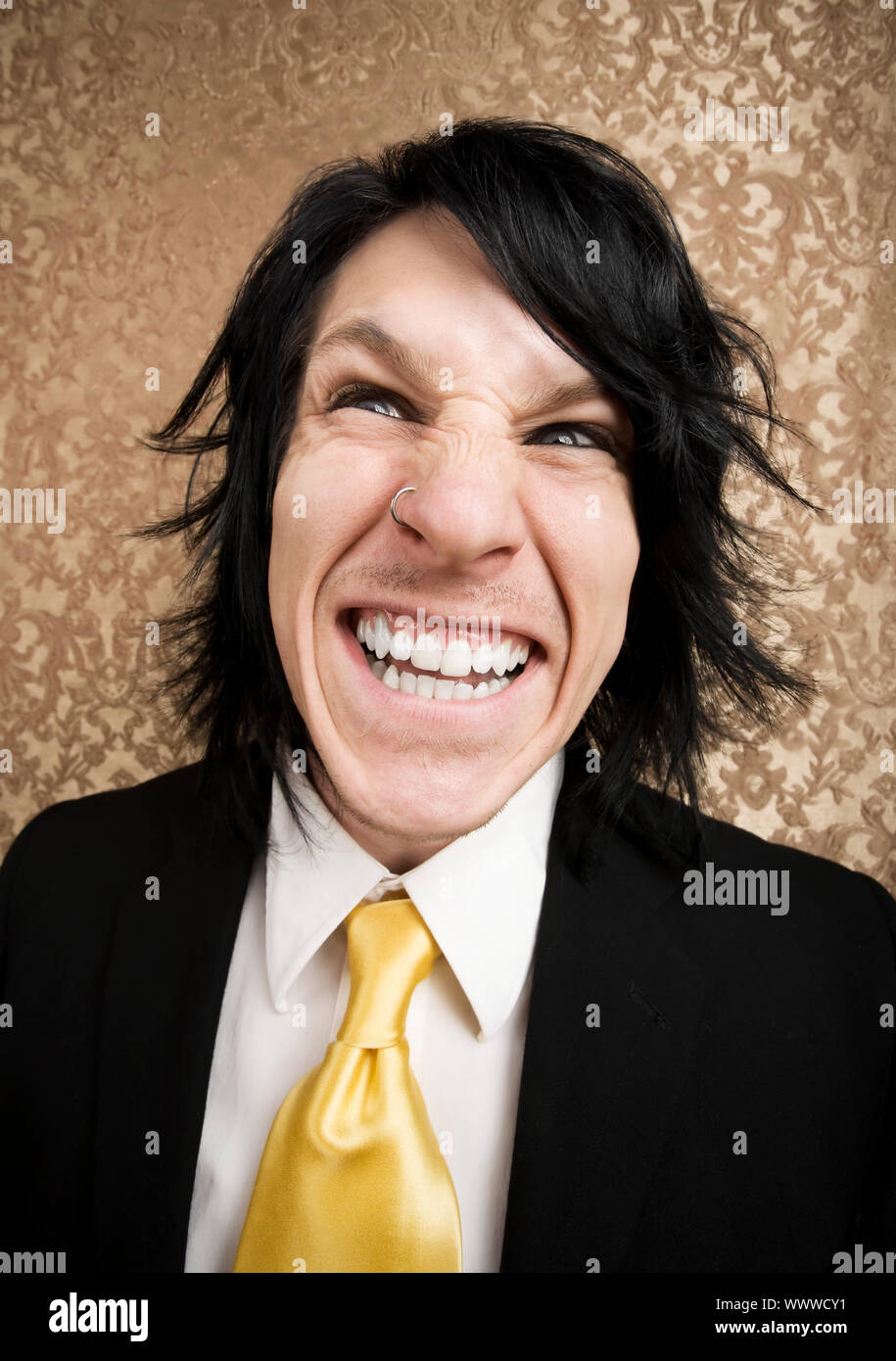 Devilish smile hi-res stock photography and images - Alamy