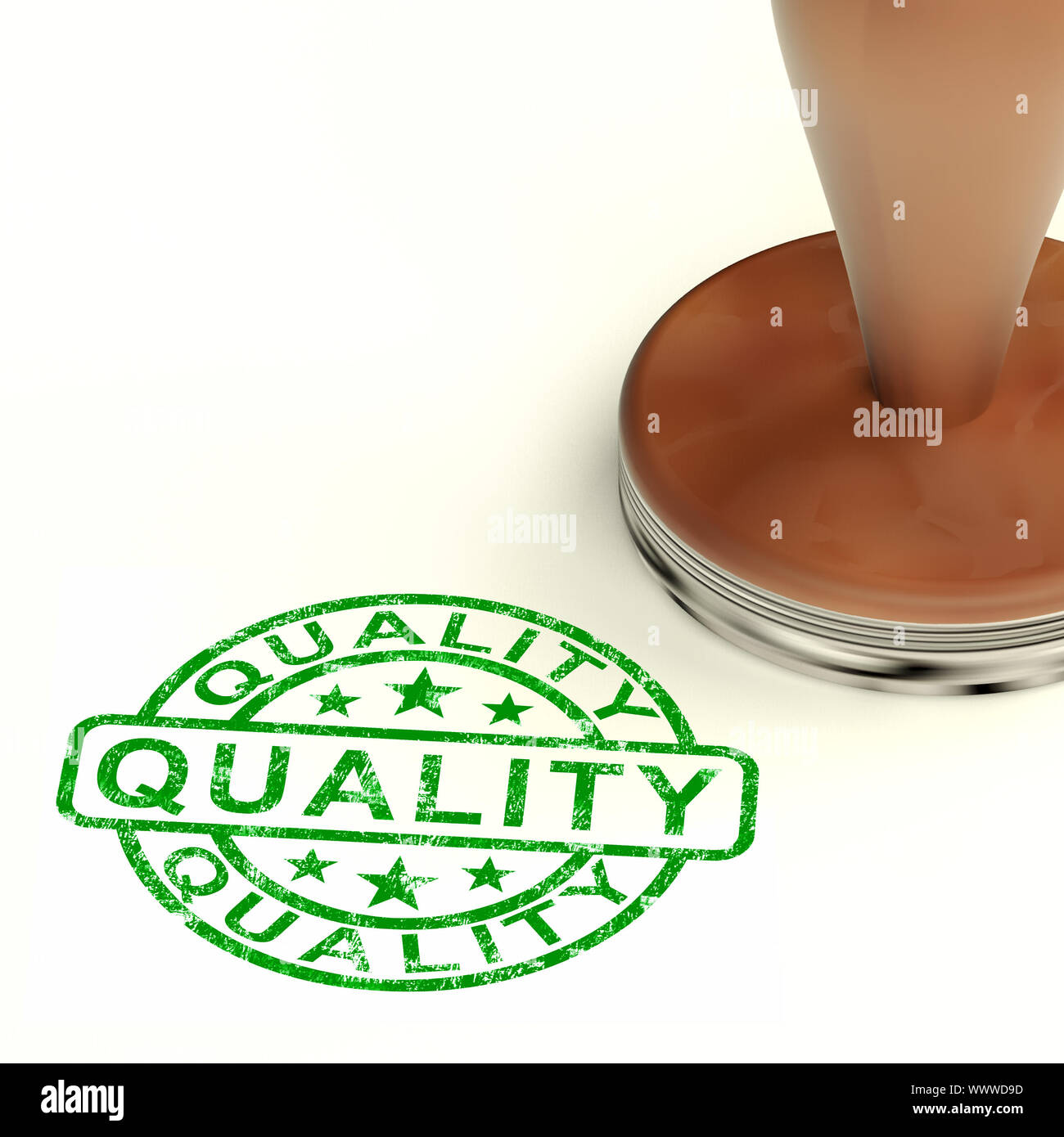 Quality improvement stamp hi-res stock photography and images - Alamy