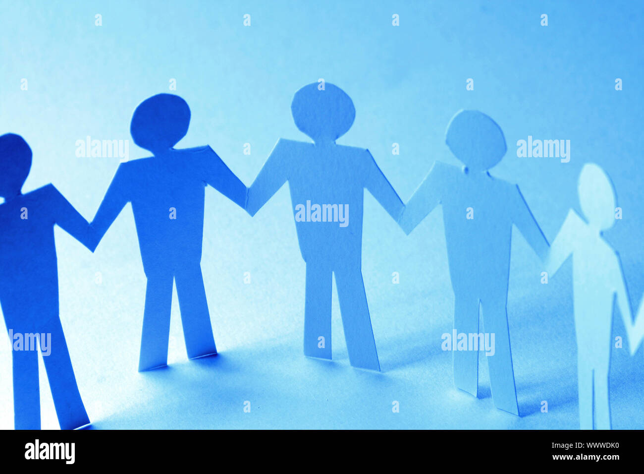 paper team linked together partnership concept Stock Photo - Alamy paper team linked together partnership concept Stock Photo - Alamy