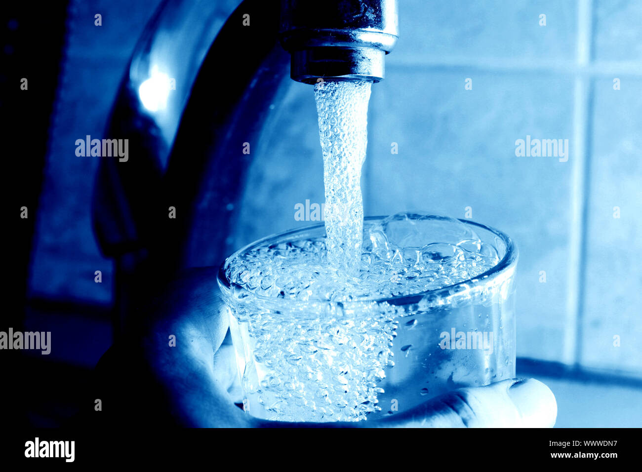 take water in glass from water wet Stock Photo - Alamy
