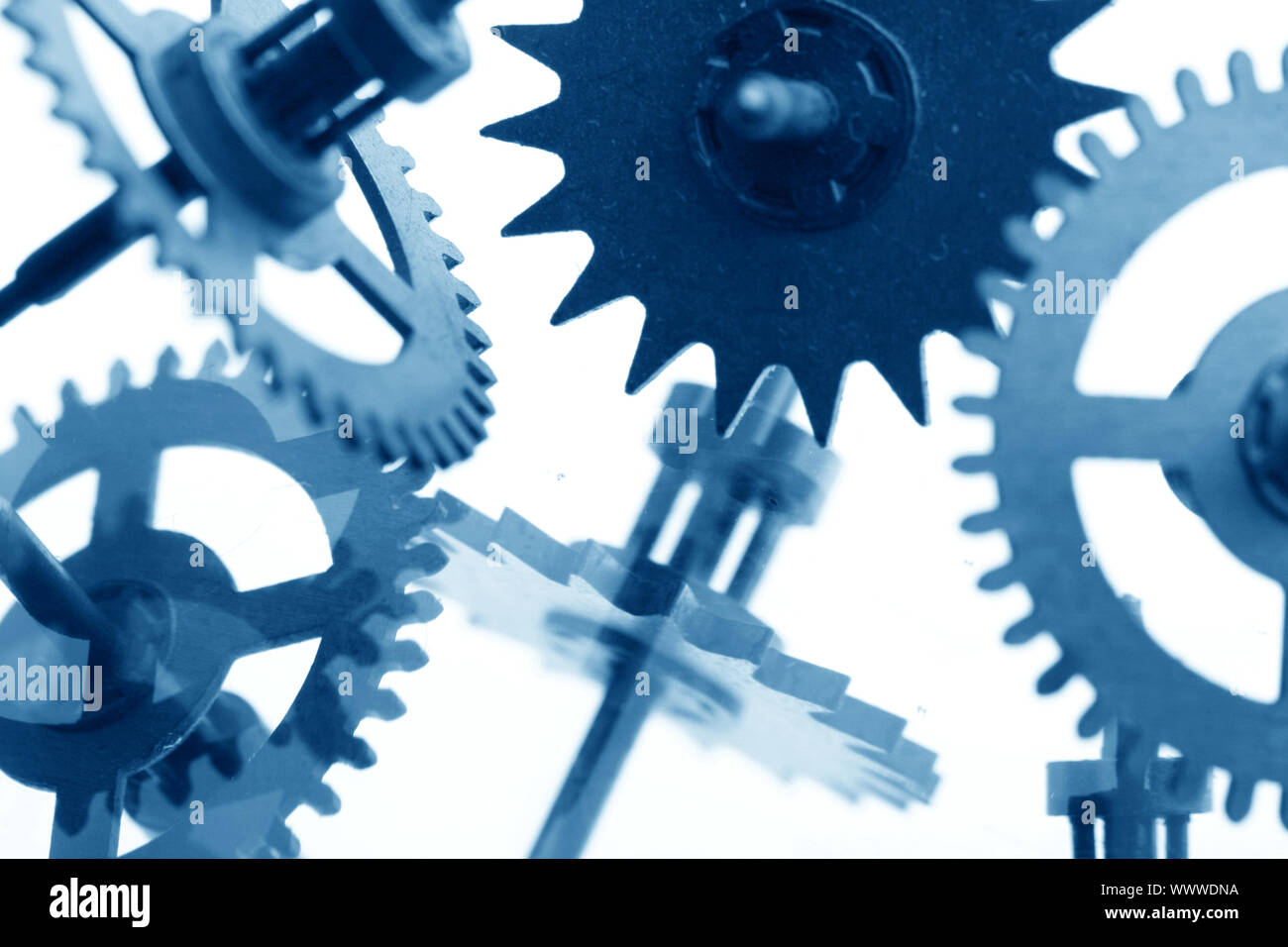 mechanical clock gear macro close up Stock Photo - Alamy