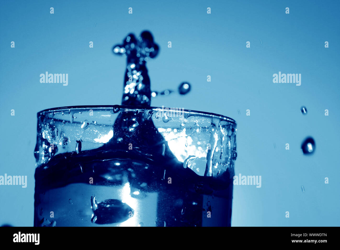 clean cold water in glass Stock Photo - Alamy
