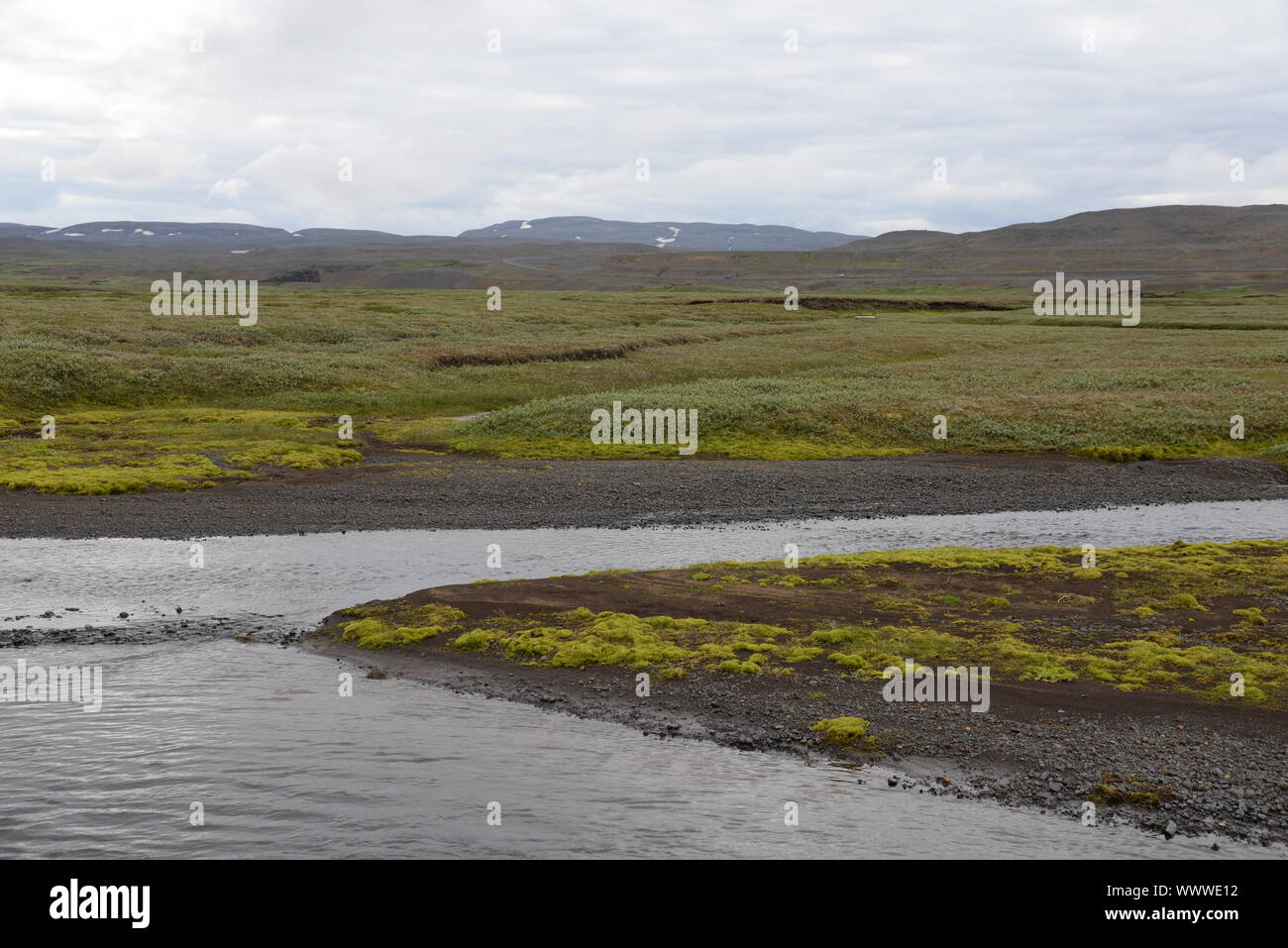 Brook on Iceland Stock Photo - Alamy