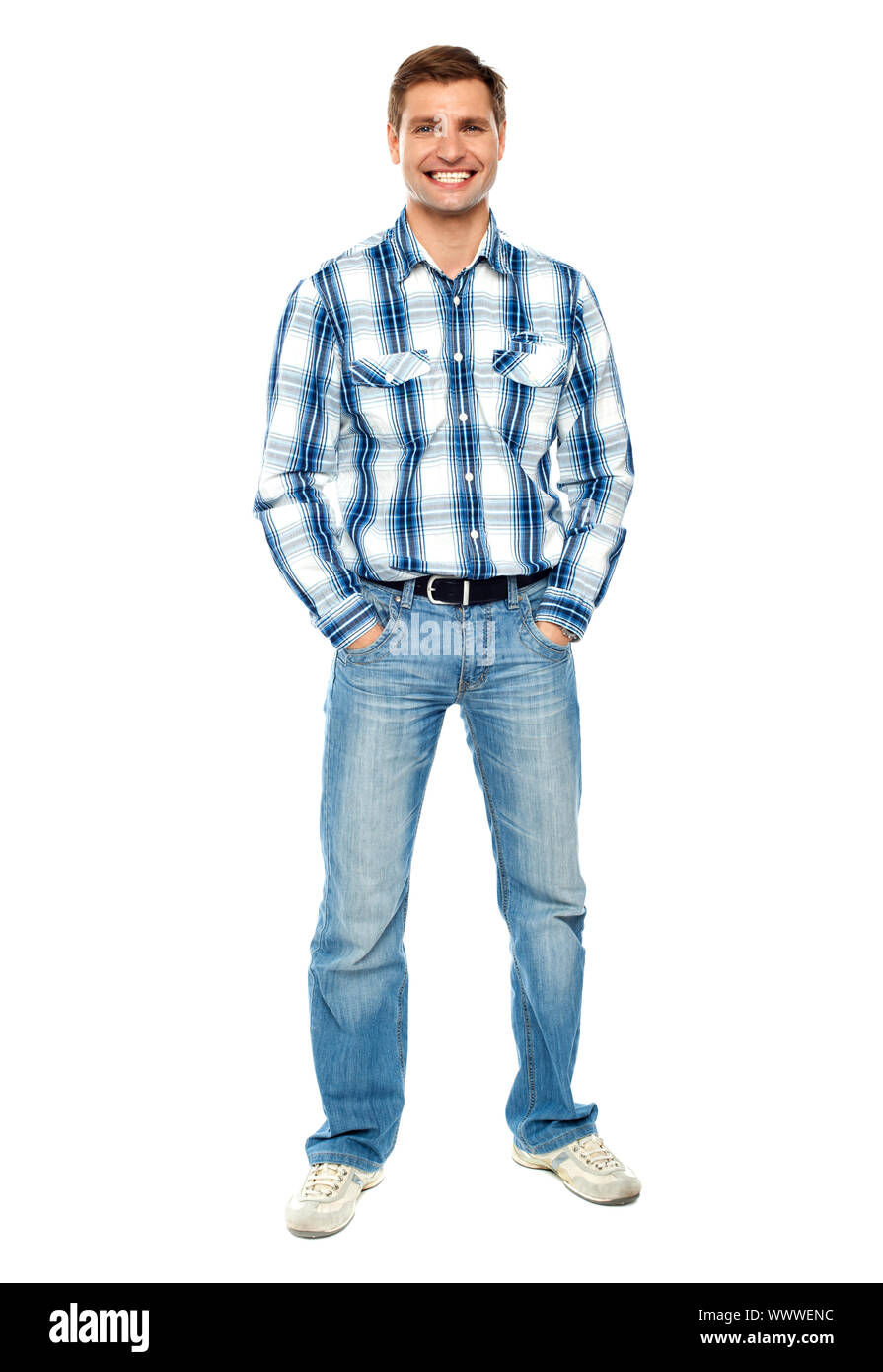 Portrait relax smile teeth Cut Out Stock Images & Pictures - Alamy