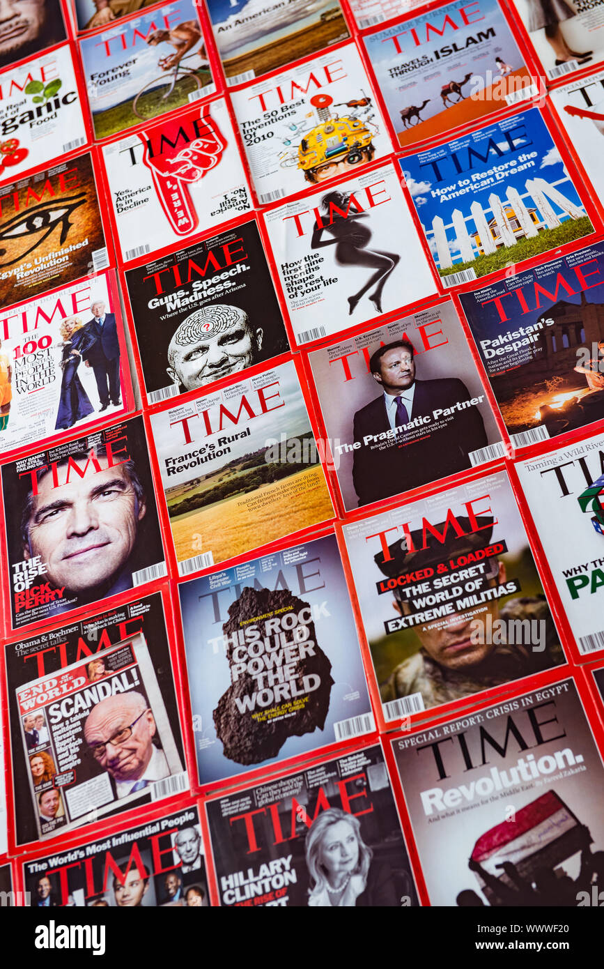 Time magazine cover page hi-res stock photography and images - Alamy