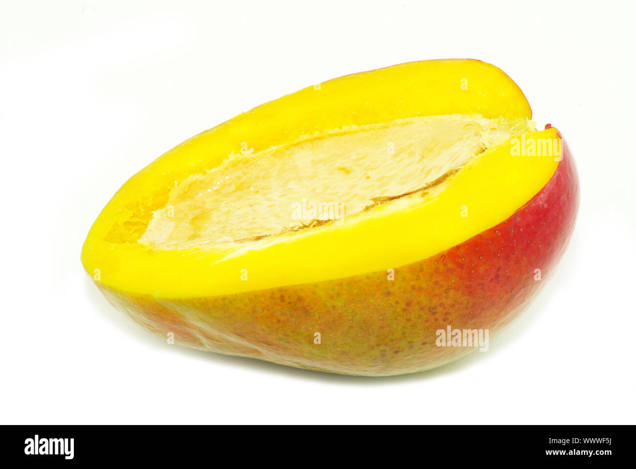 Fresh mango isolated on white Stock Photo - Alamy