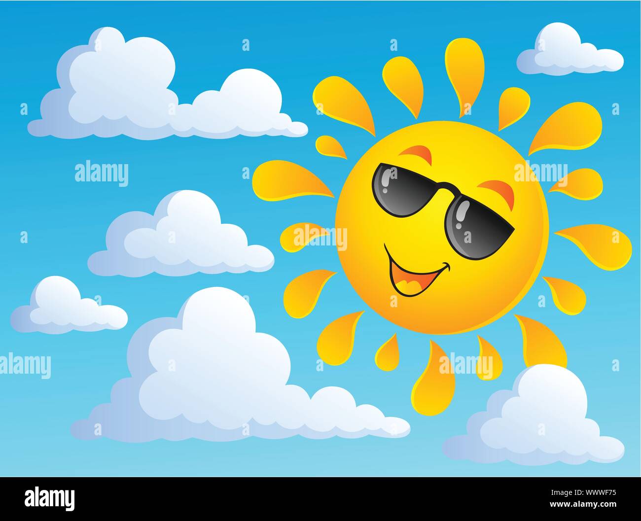 Sun theme image 6 Stock Vector Image & Art - Alamy