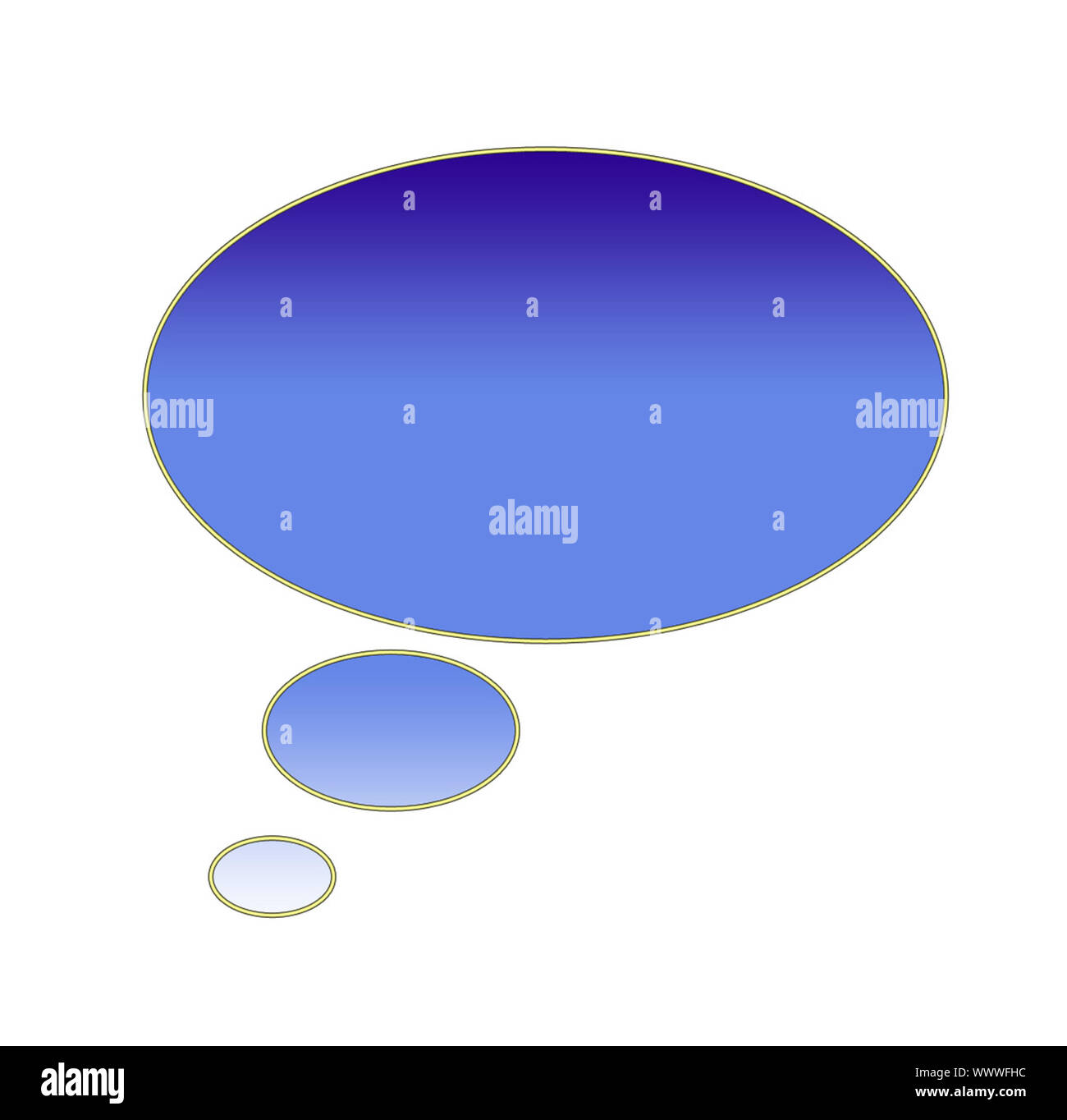 Speech bubble ready for your text Stock Photo - Alamy