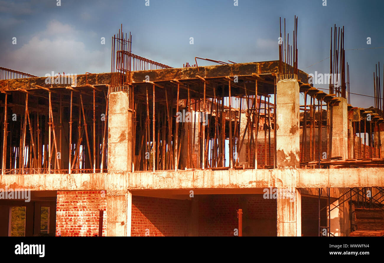 construction site in a tropical region Stock Photo - Alamy