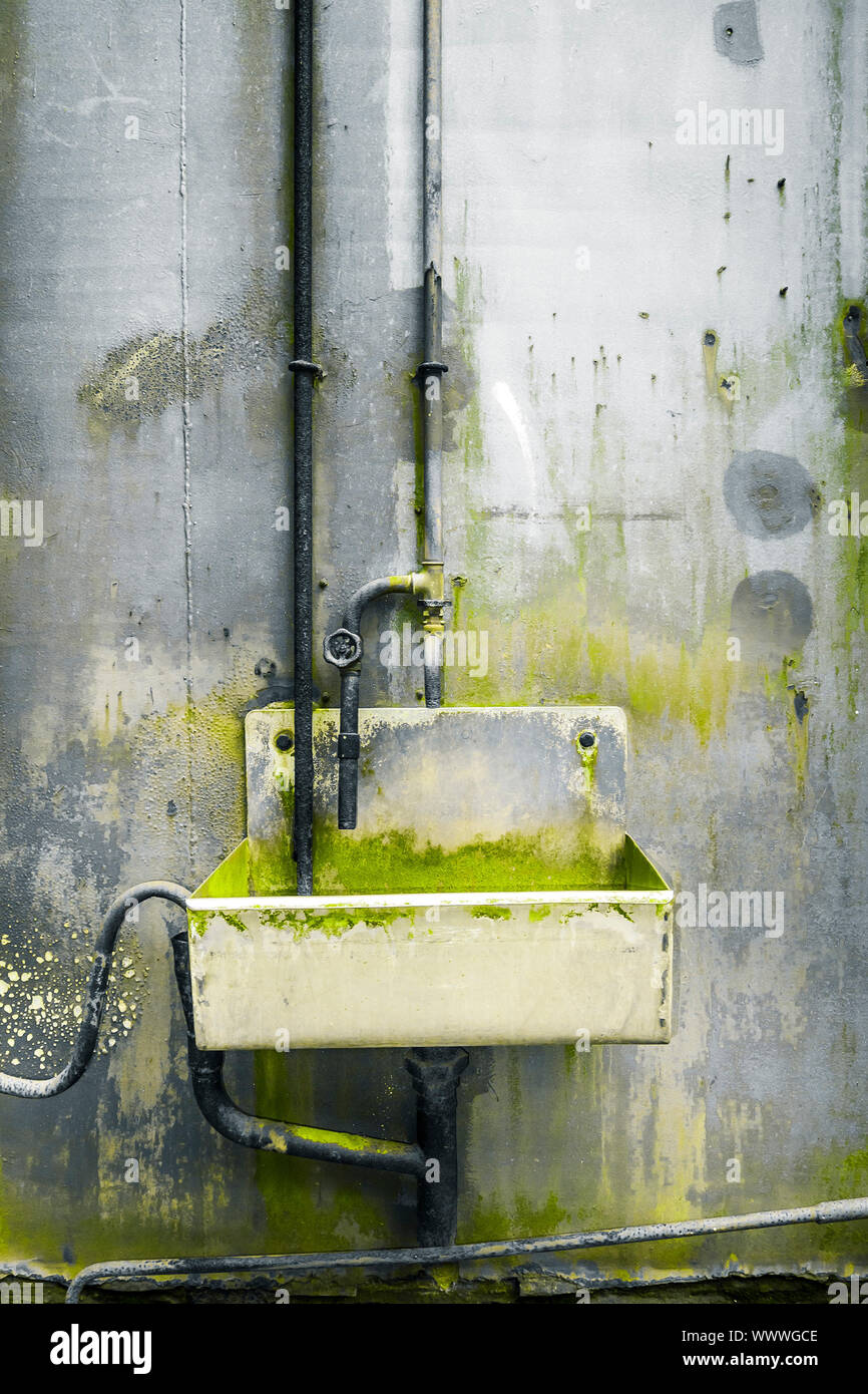 An image of a rusty steel tap water Stock Photo - Alamy