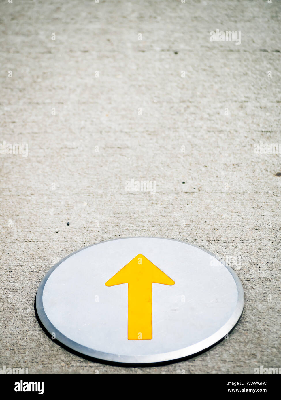 An image of a yellow pointer background Stock Photo - Alamy