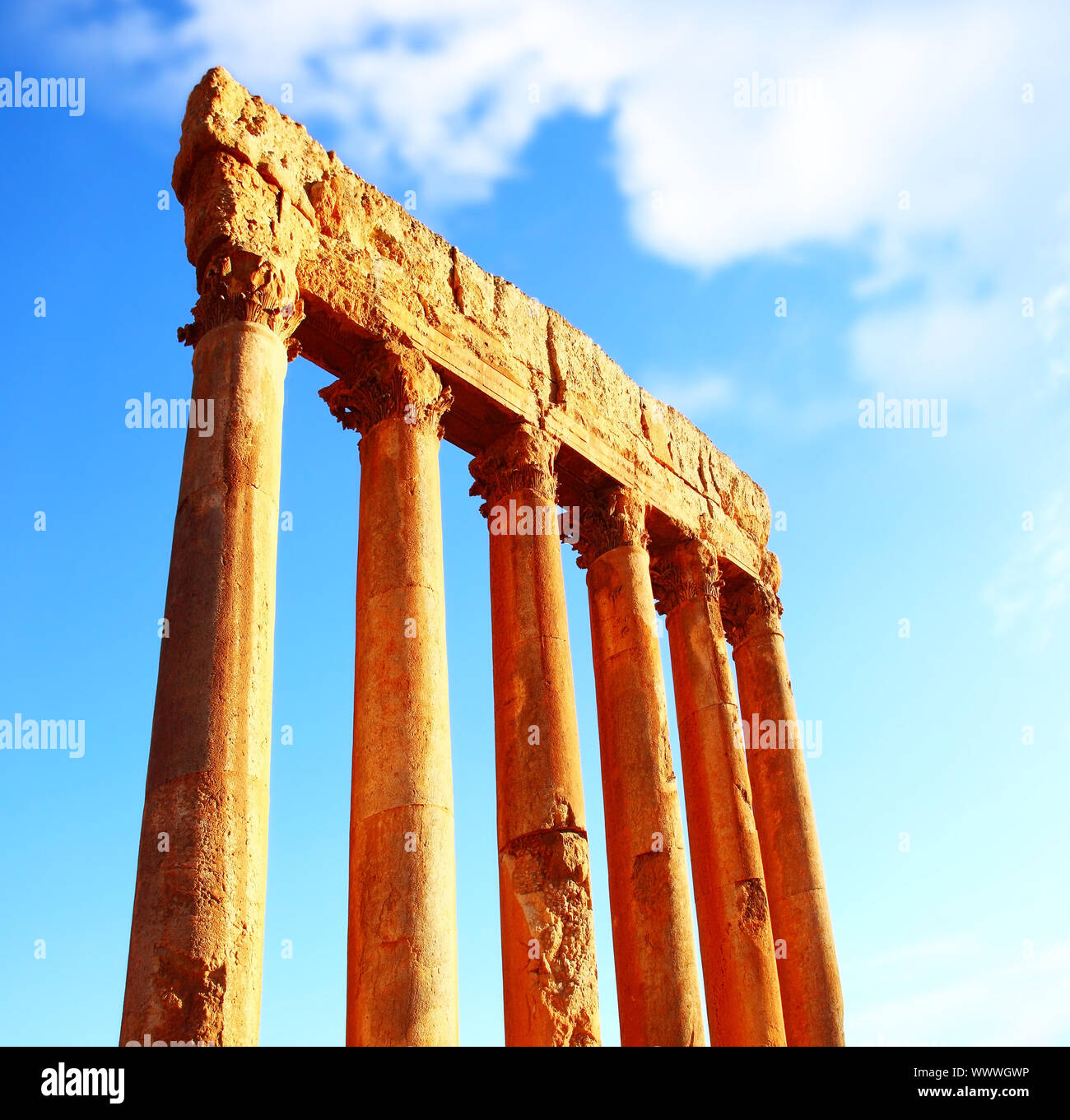 Jupiters temple ancient roman columns hi-res stock photography and ...