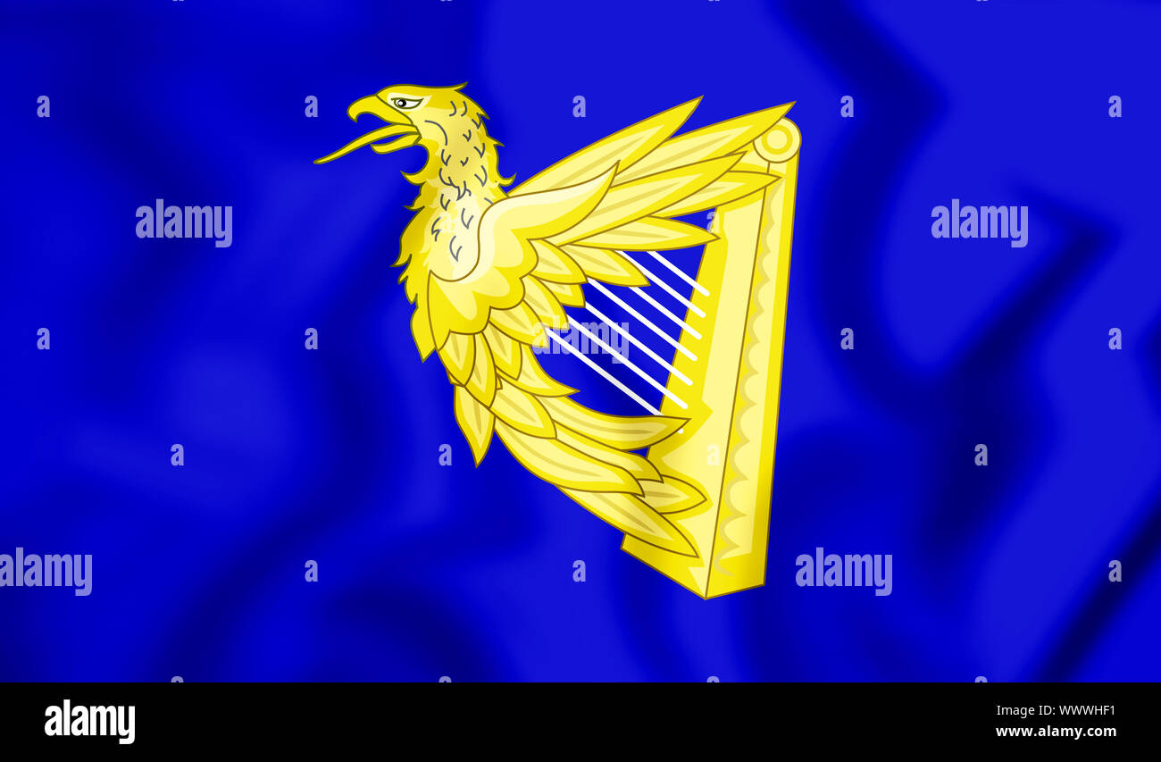 Ireland harp coat of arms hi-res stock photography and images - Alamy