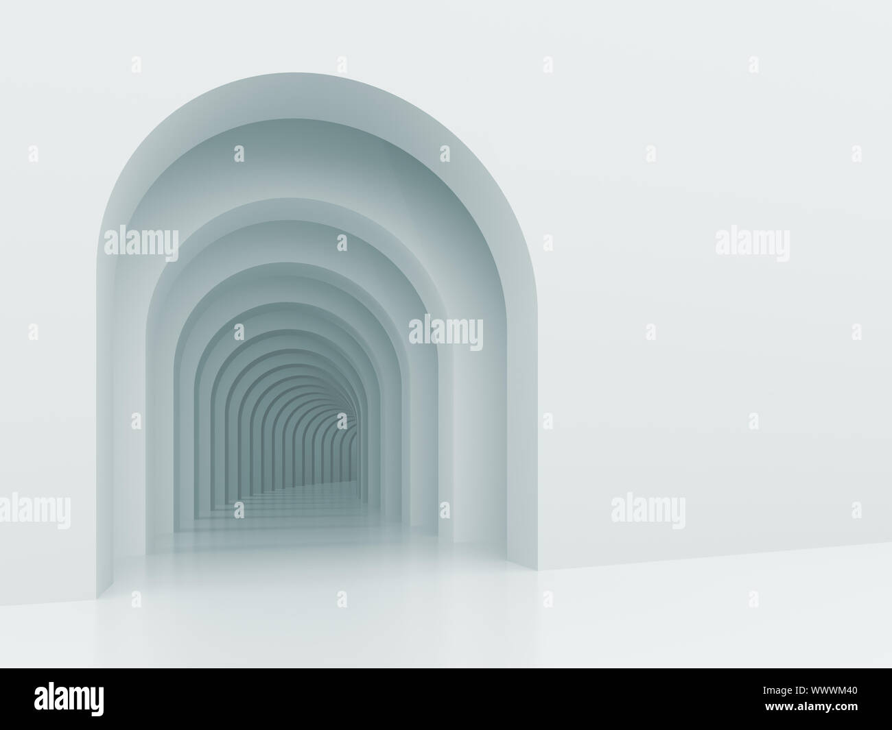 3d Illustration of Architectural Background with Arches Stock Photo - Alamy