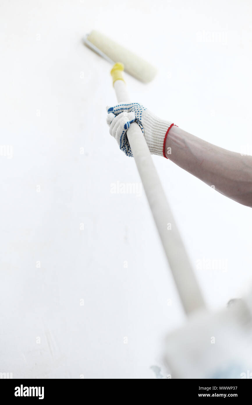 work aligns with a spatula wall Stock Photo - Alamy