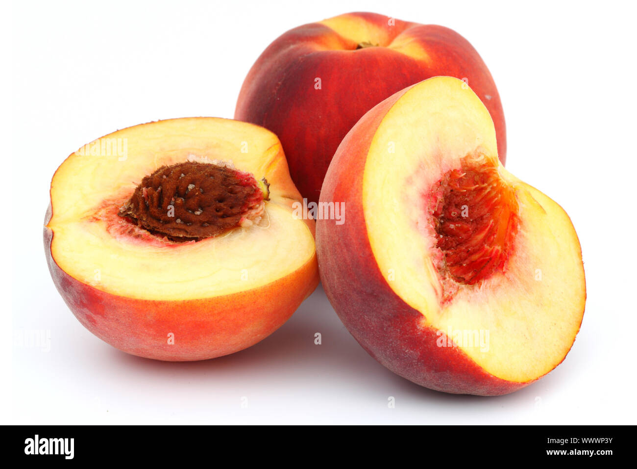 bright apricot close-up on white background Stock Photo - Alamy