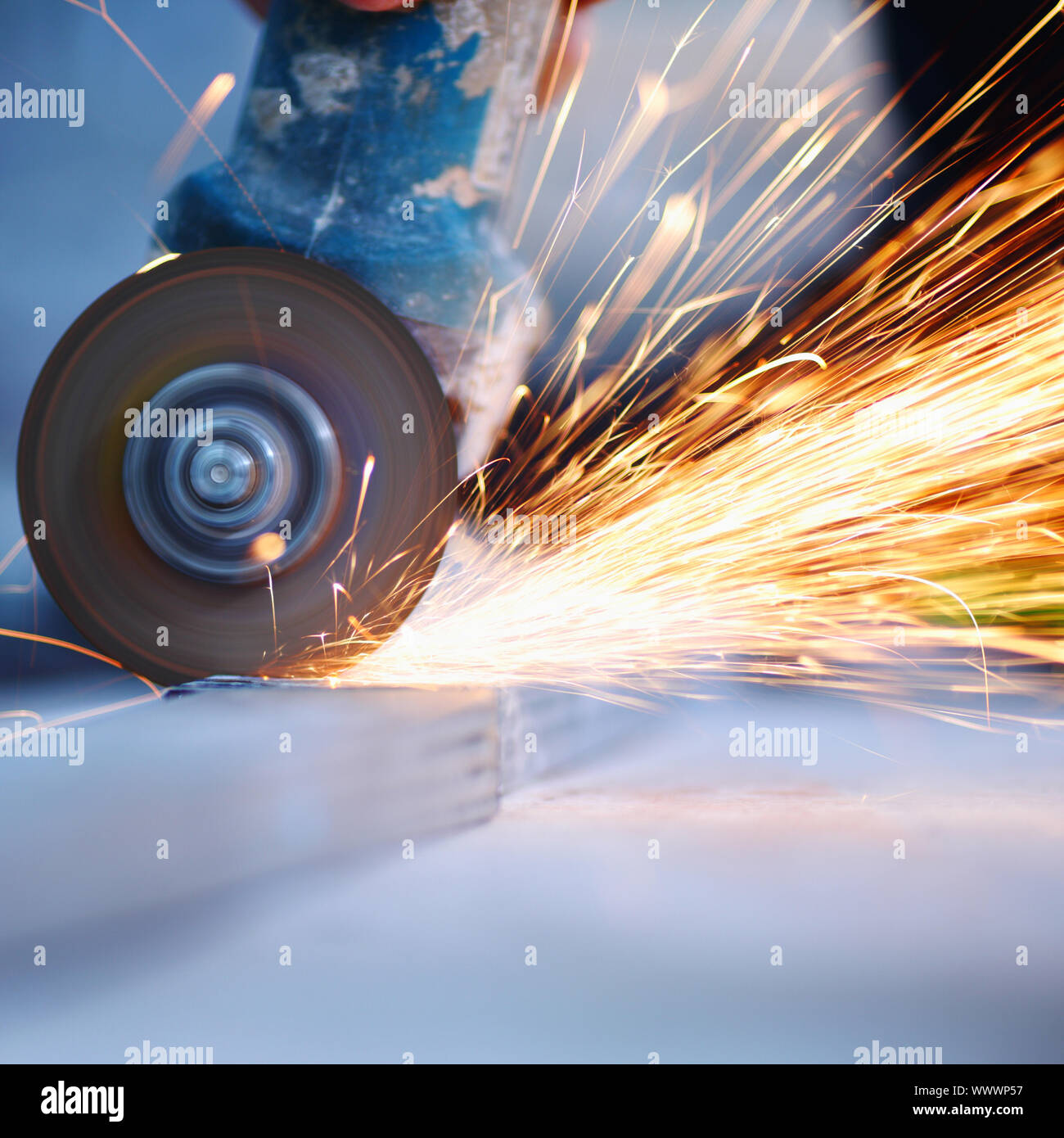 metal sawing close up Stock Photo - Alamy