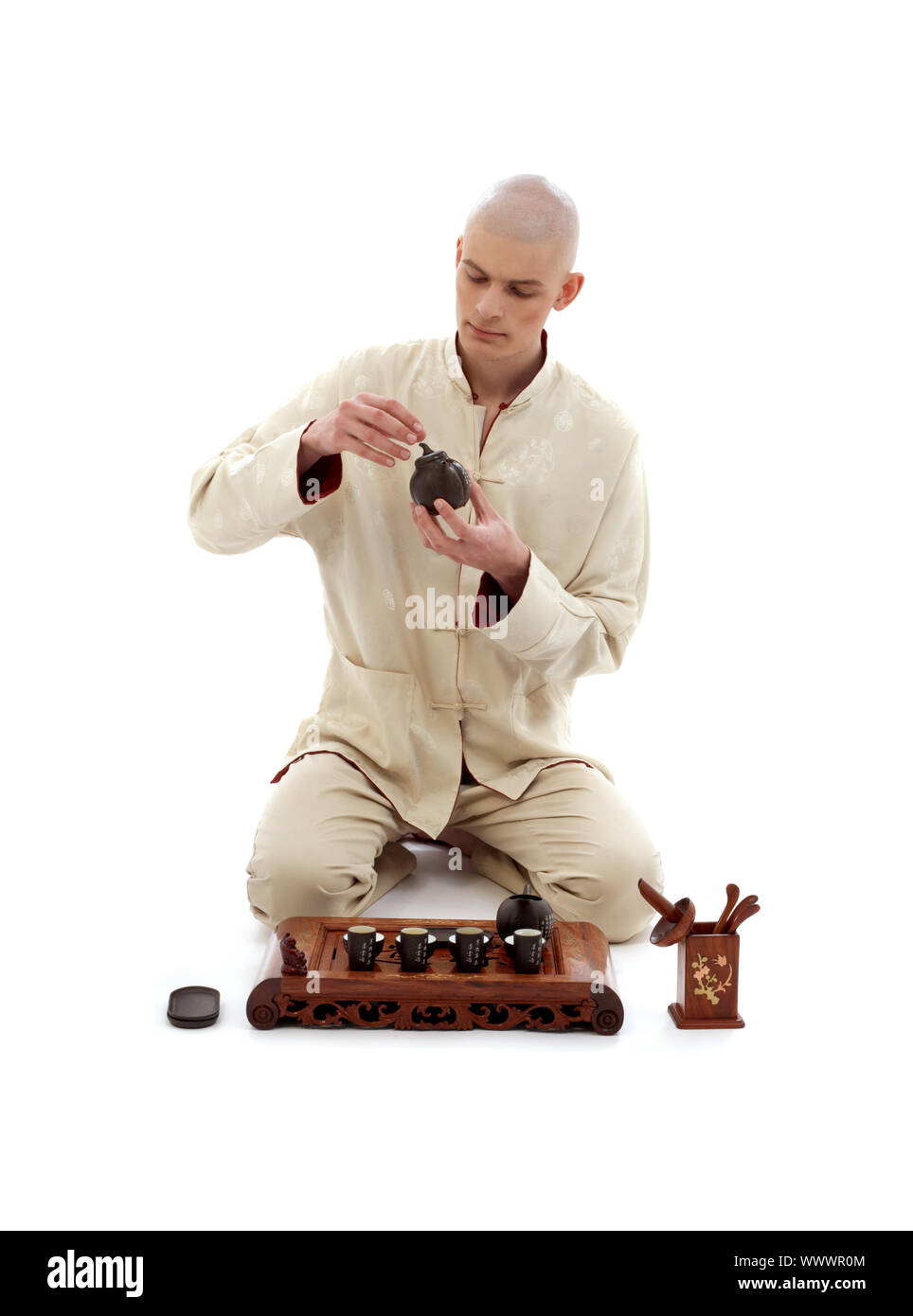 Man culture tea ceremony Cut Out Stock Images & Pictures - Alamy