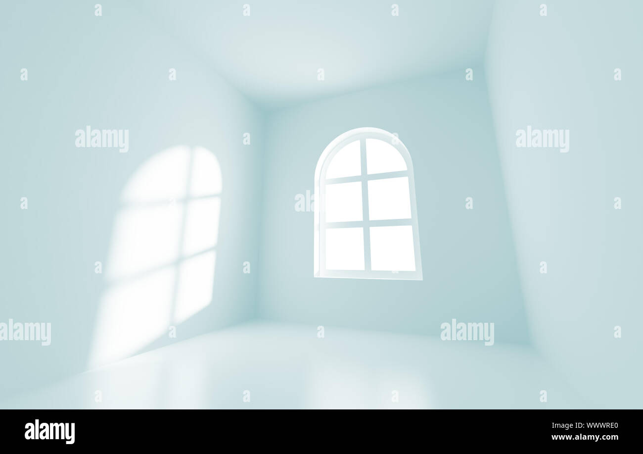 3d Illustration of Arched Window Background or Wallpaper Stock Photo ...