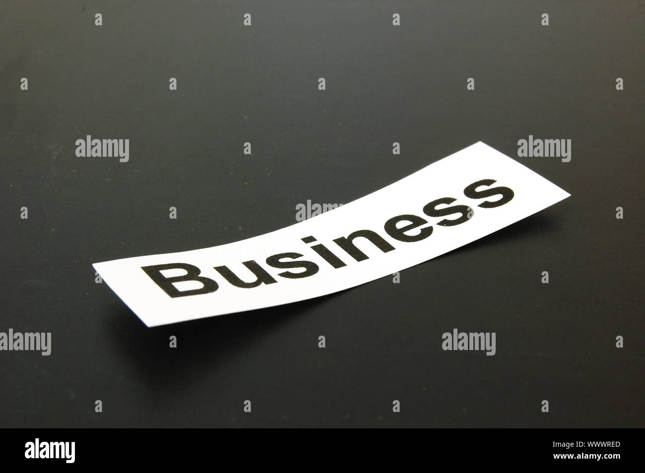 business written on paper showing commercial concept Stock Photo - Alamy