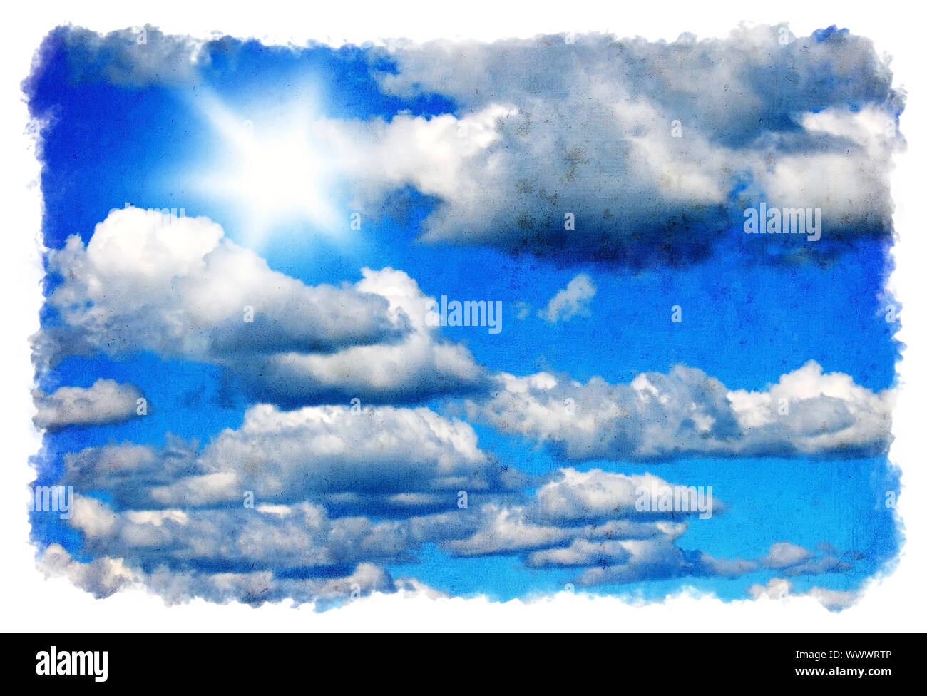 Dramatic clouds background Cut Out Stock Images & Pictures - Alamy