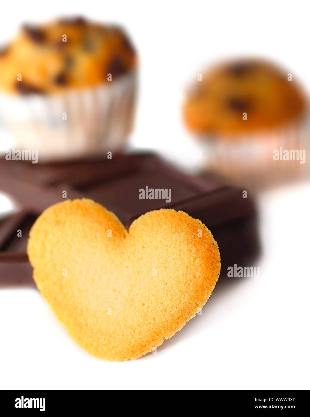 Sweets isolated on white Stock Photo - Alamy