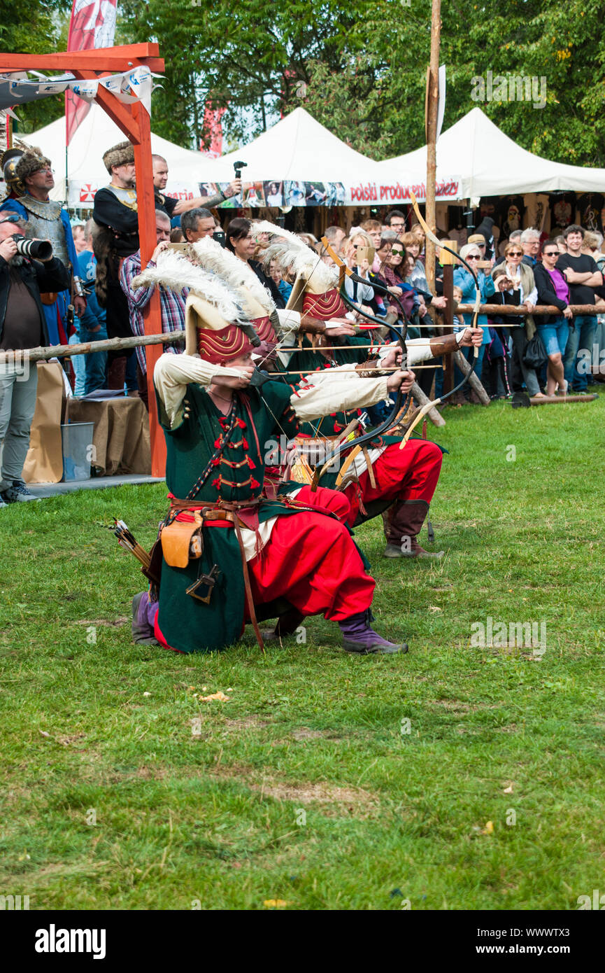 Live show by a Slovak group of performers depicting Turkish medieval ...
