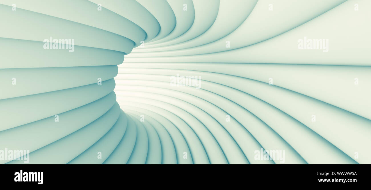 3d Illustration of Blue Abstract Tunnel Background Stock Photo - Alamy