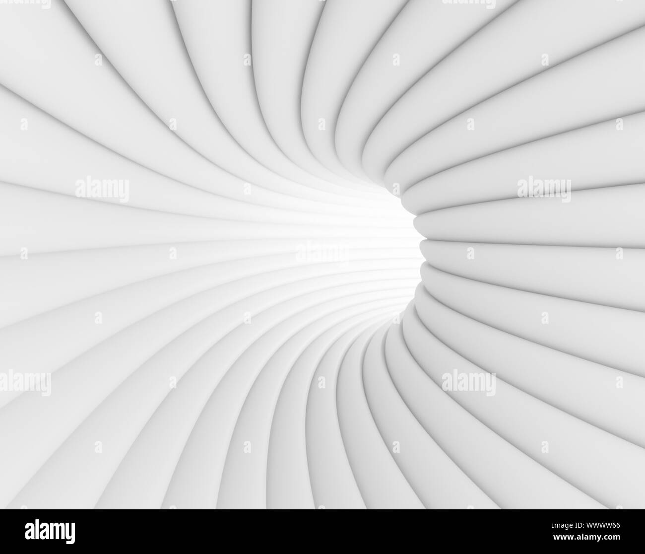 3d Illustration of Blue Abstract Tunnel Background Stock Photo - Alamy