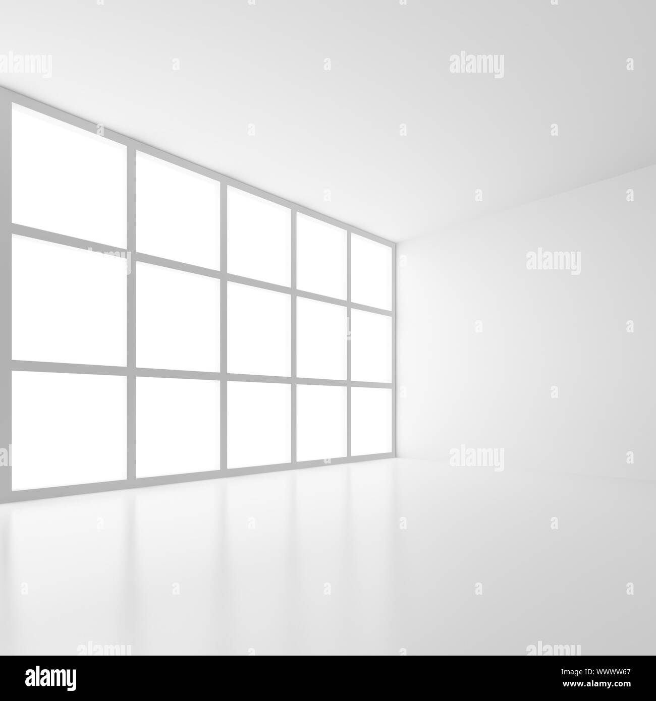 3d Illustration of Blue Large Hall Background Stock Photo - Alamy