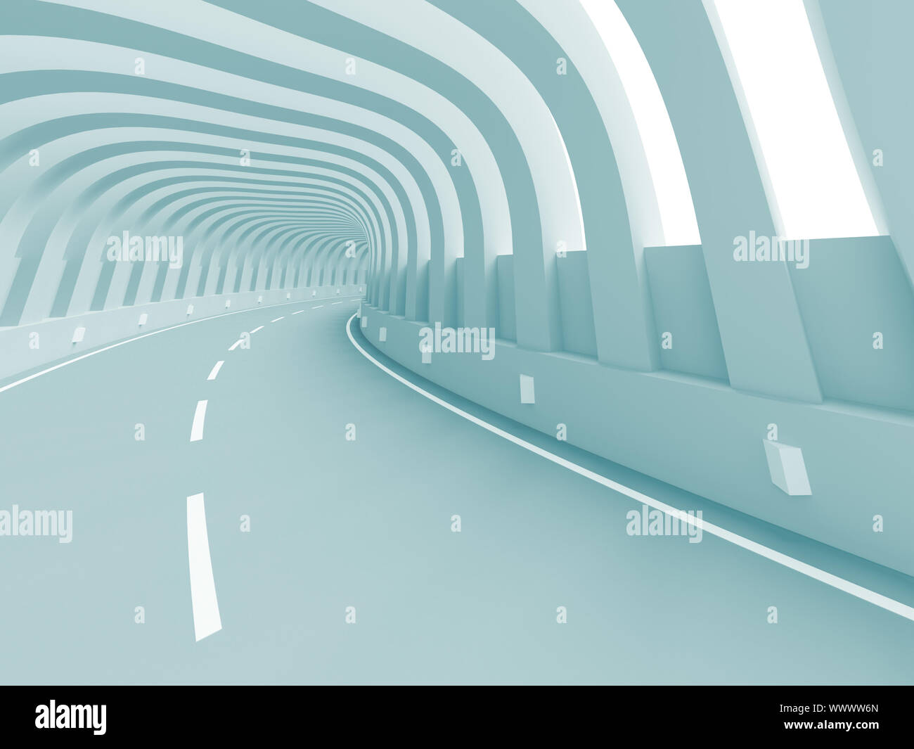 3d Illustration of Blue Abstract Road Background Stock Photo - Alamy
