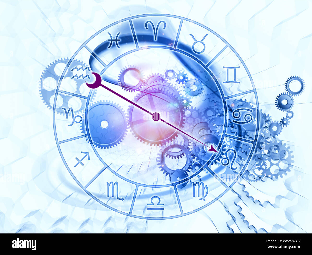 Artistic background for use with projects on astrology, child birth ...