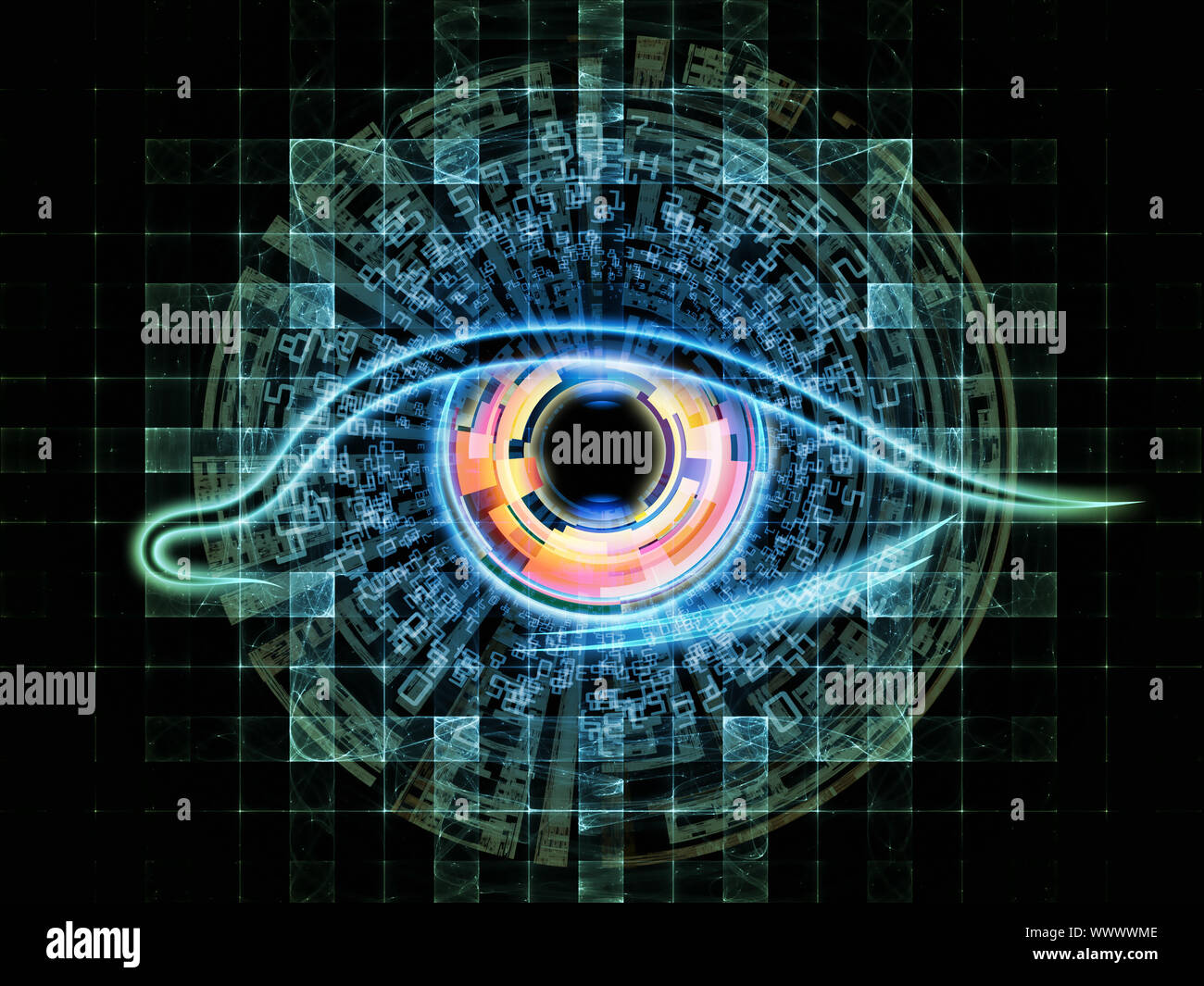 Background for use with projects on modern technologies, mechanical ...