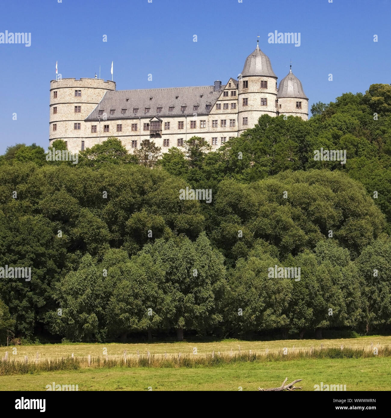 Wewelsburg castle, Bueren, East Westphalia, North Rhine-Westphalia ...