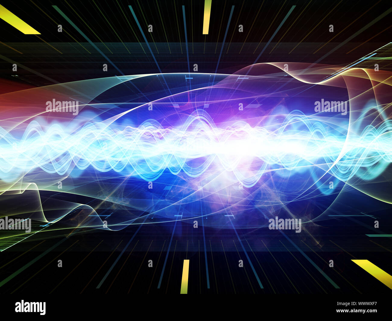 Design made of technological and abstract design elements to serve as ...