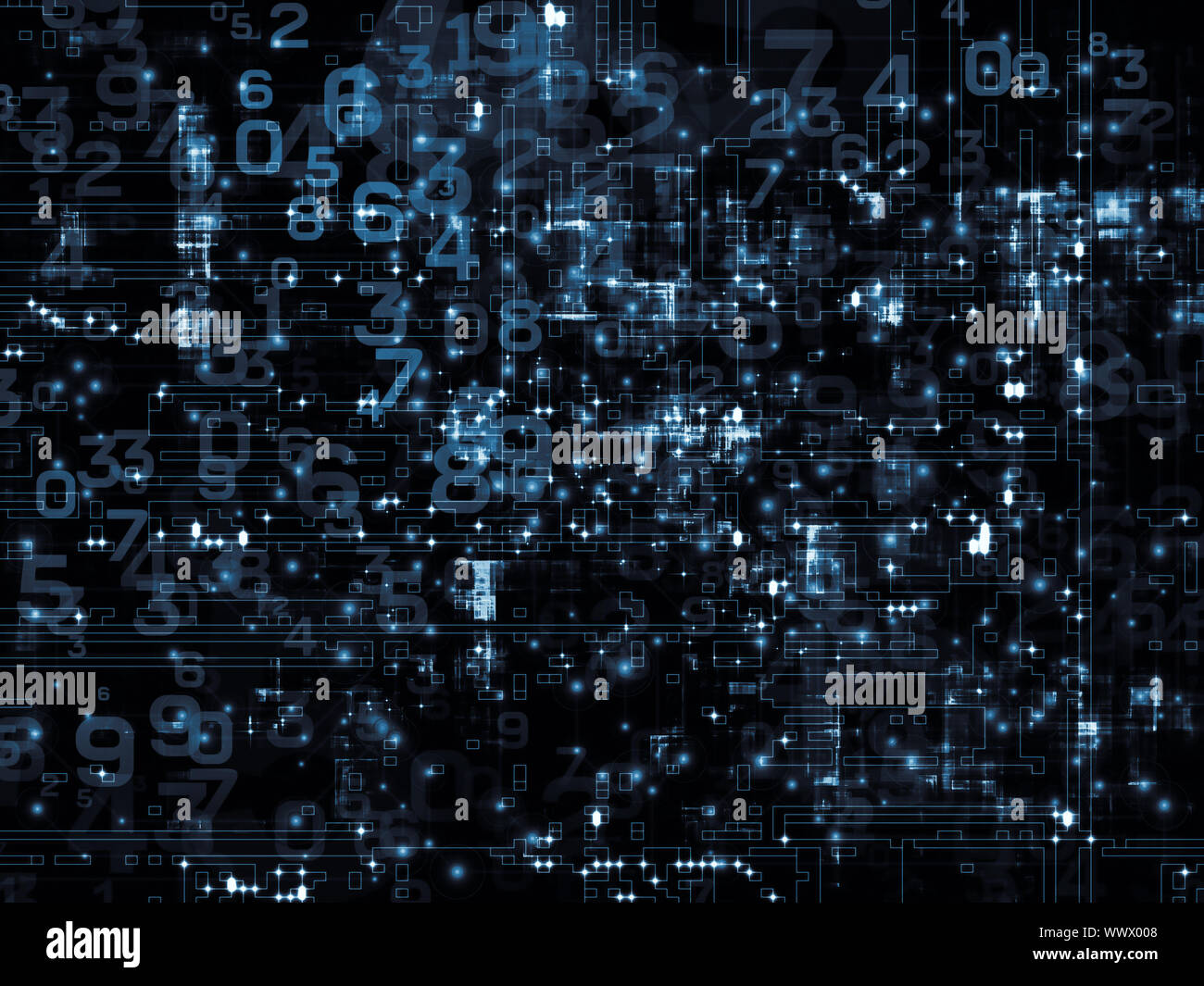 Composition of numbers suitable as a backdrop for the projects on ...