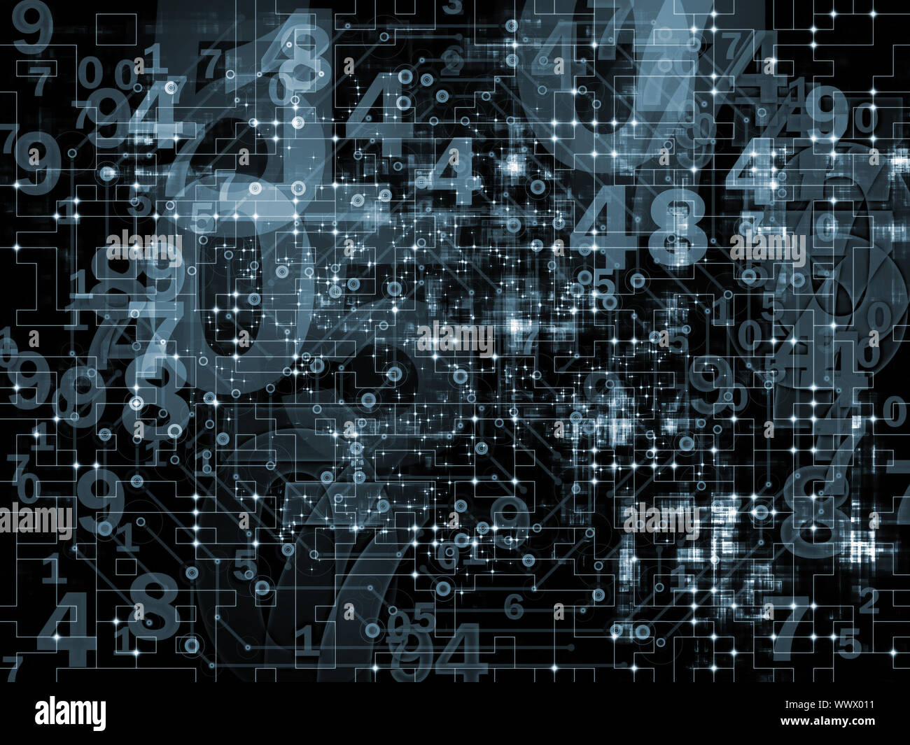 Backdrop composed of numbers and suitable for use in the projects on ...
