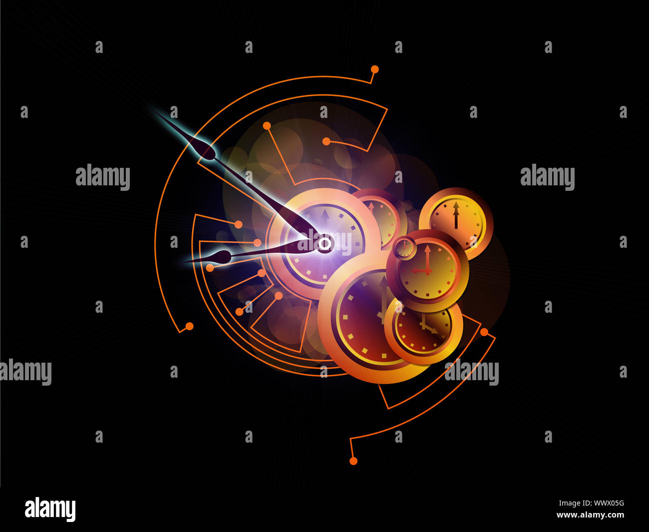 Future and past concept wallpaper hi-res stock photography and images ...