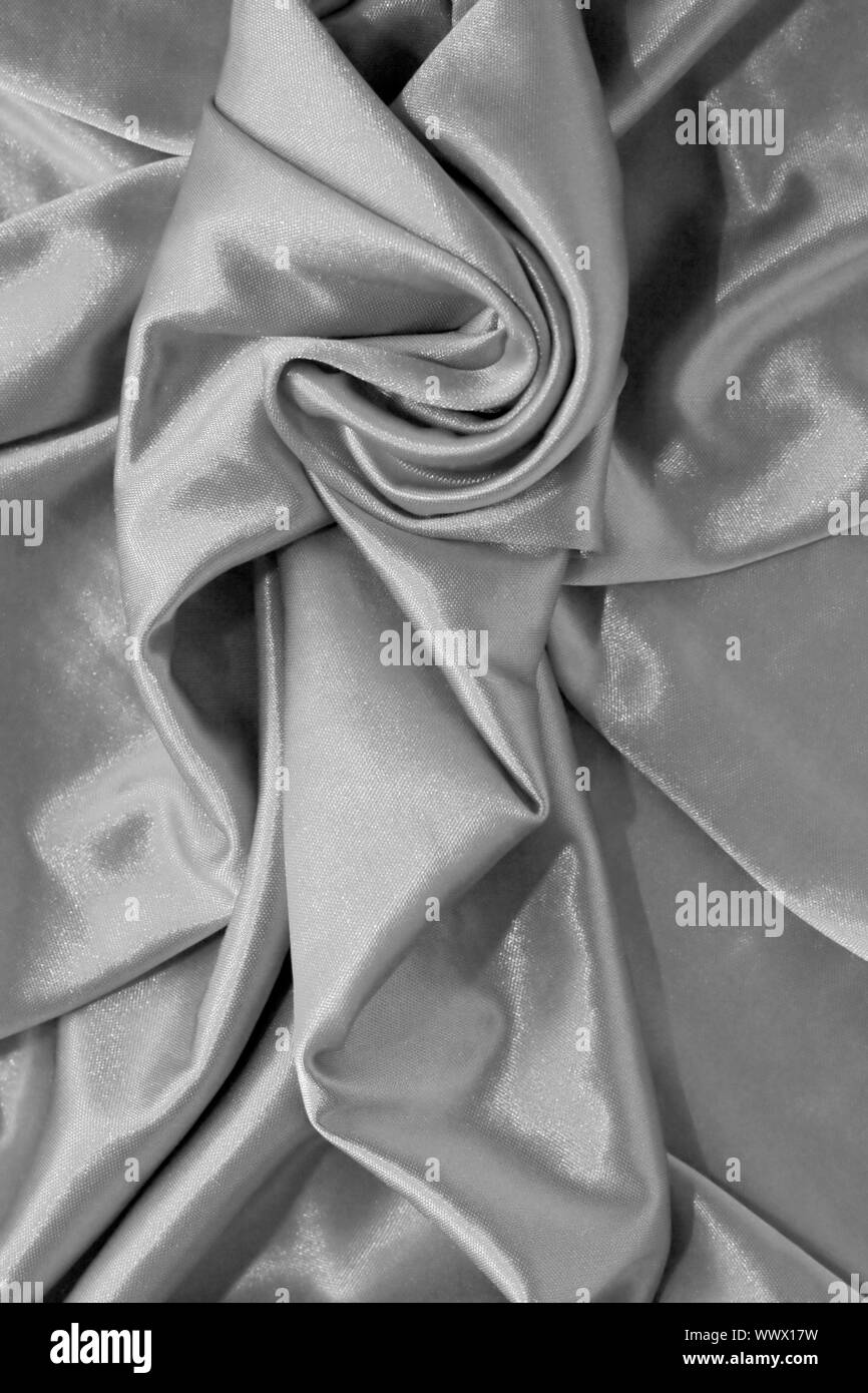 Linen curtain fabric Black and White Stock Photos & Images - Alamy