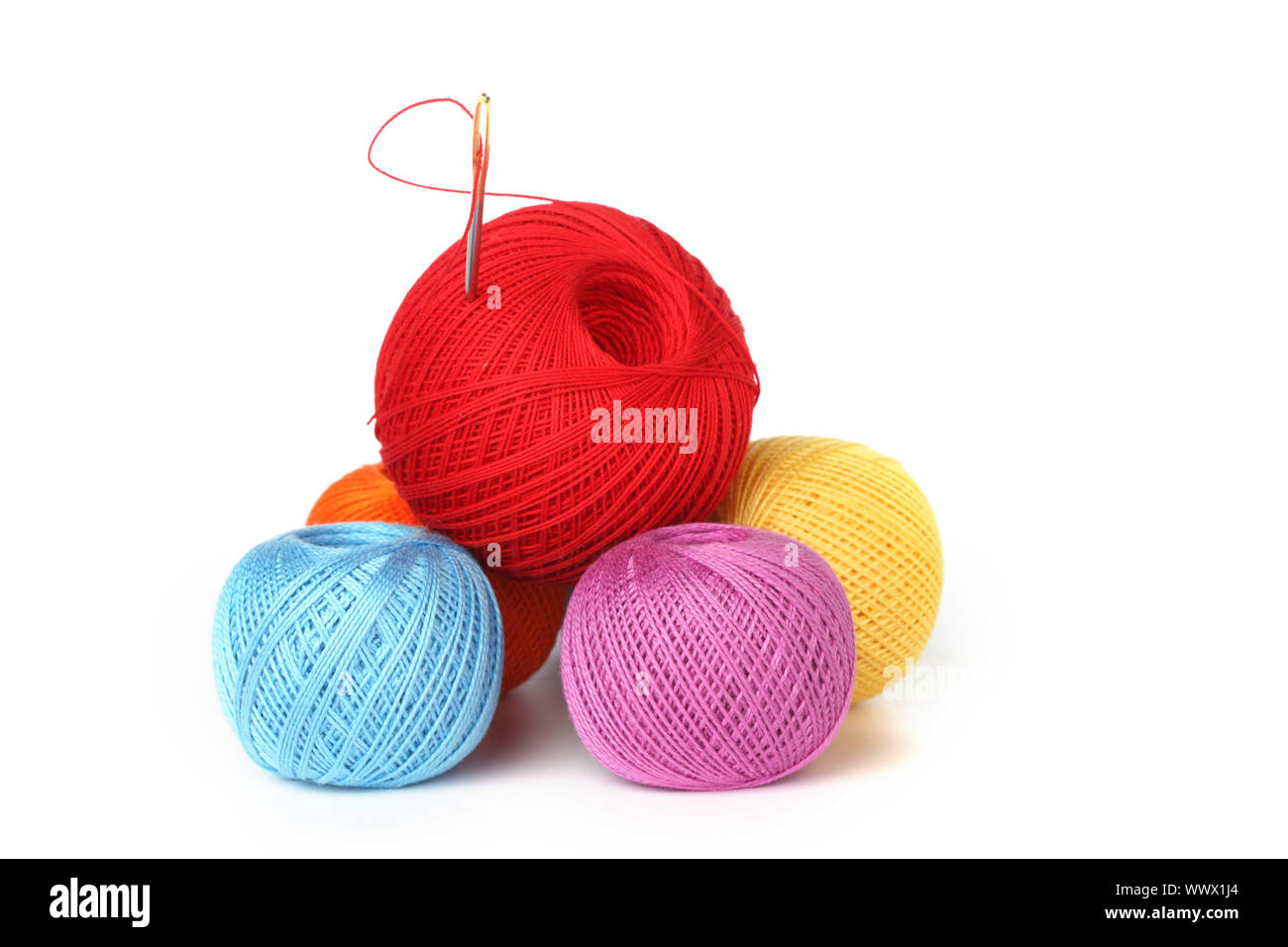 thread isolated on white background Stock Photo - Alamy