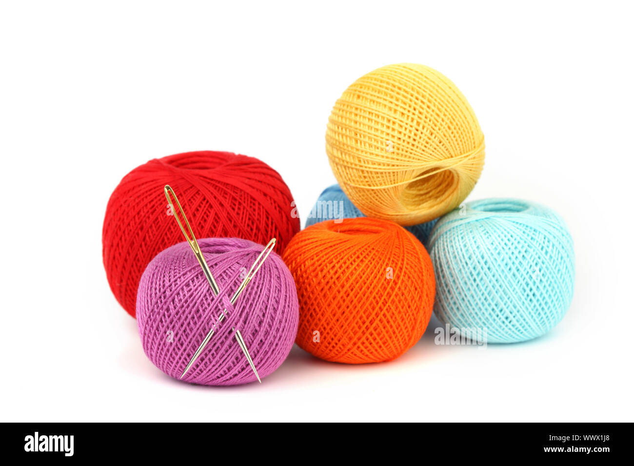 thread isolated on white background Stock Photo - Alamy