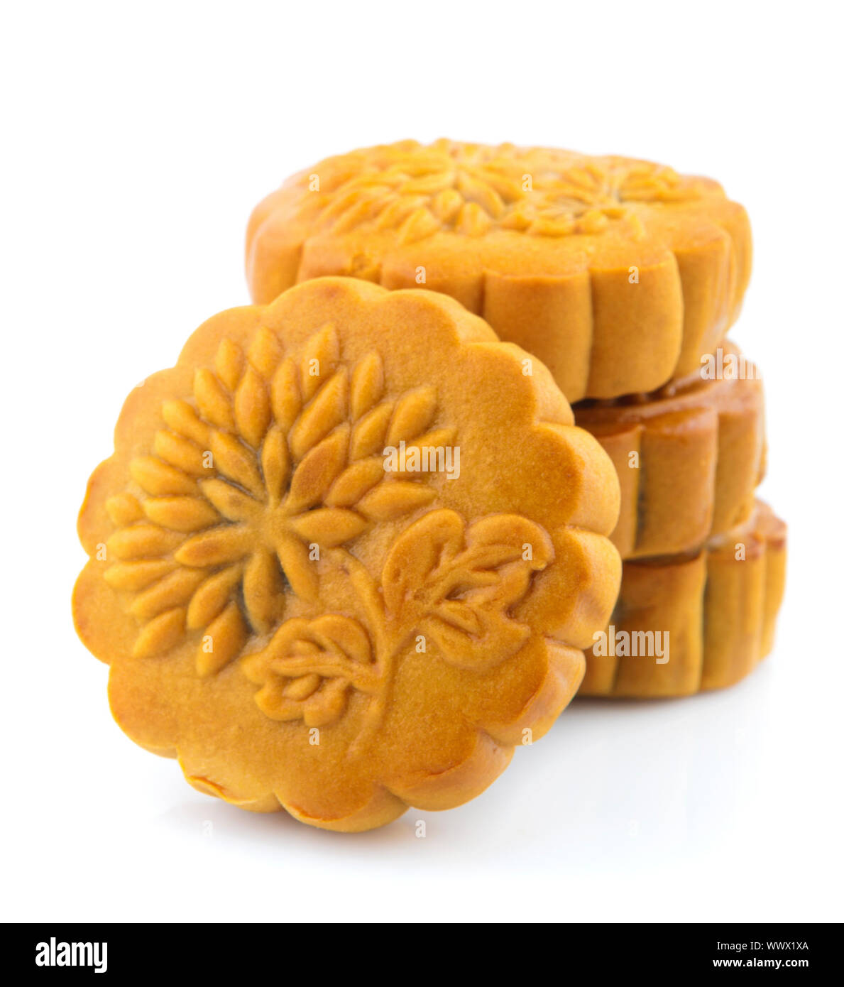 Mooncake traditionally eaten during the Mid-Autumn Festival and this is ...