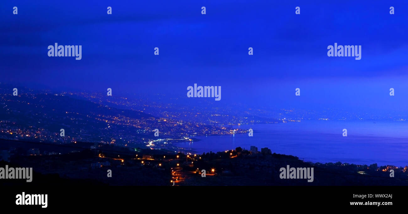 Mountains sunset tourism lebanon landscape hi-res stock photography and ...
