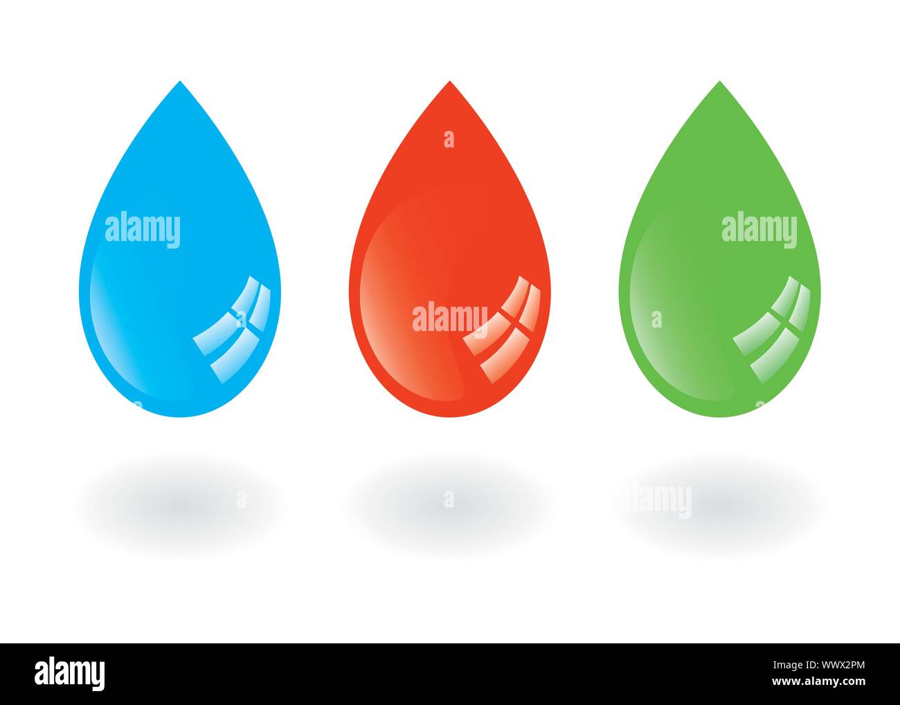 Windows and drops Stock Vector Images - Alamy