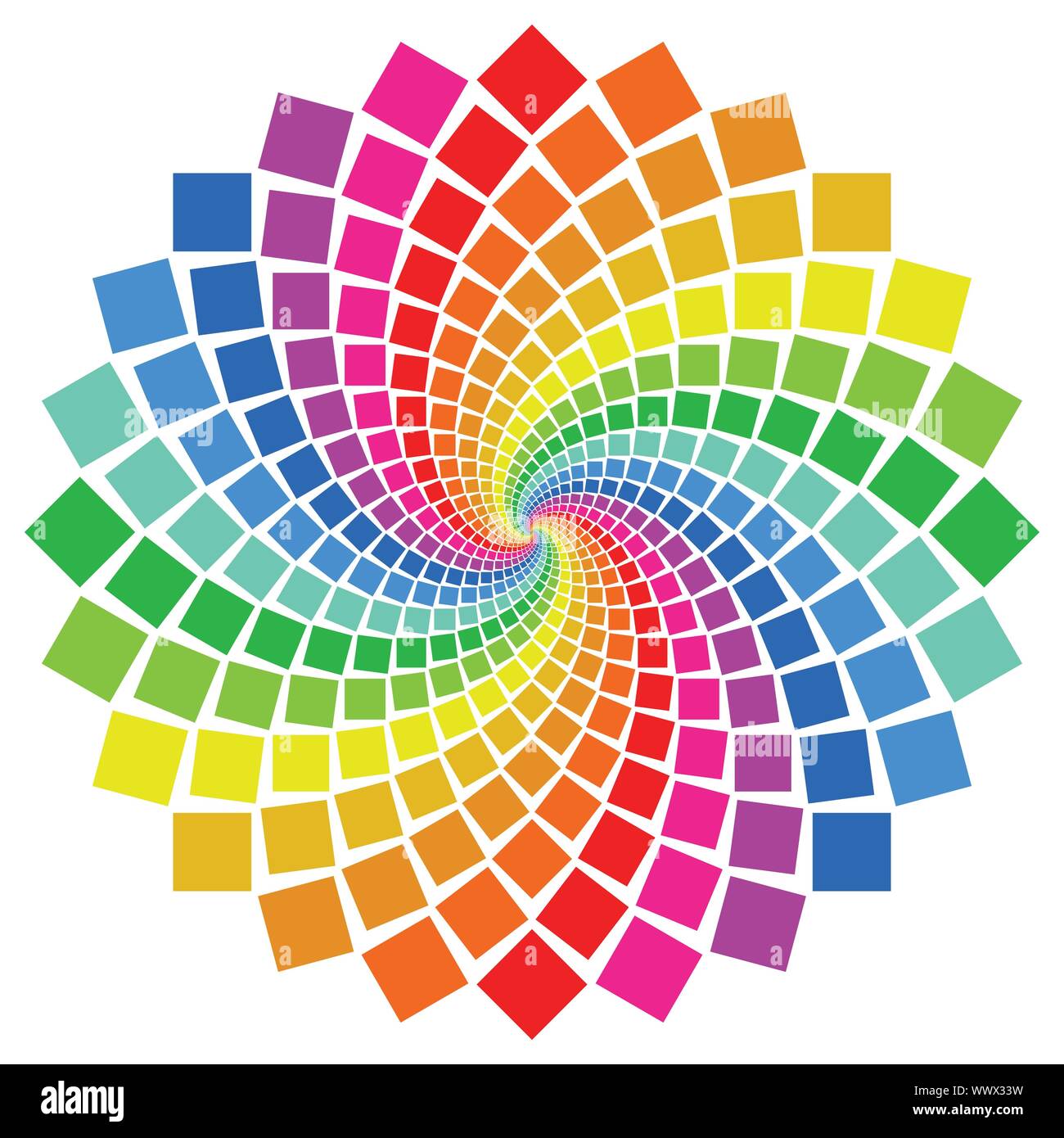 Red blue circular light pattern hi-res stock photography and images - Alamy