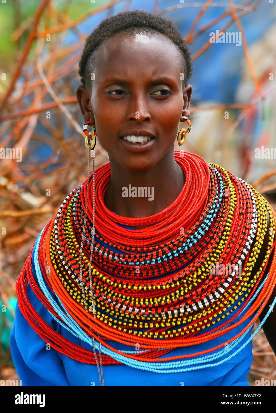 Beautiful African lady Stock Photo - Alamy