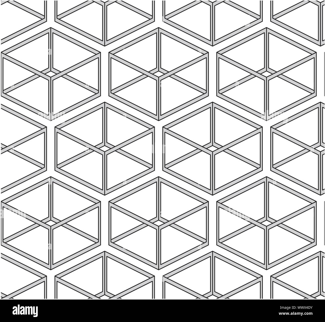 Abstract vector seamless texture - parallelepipeds Stock Vector Image ...