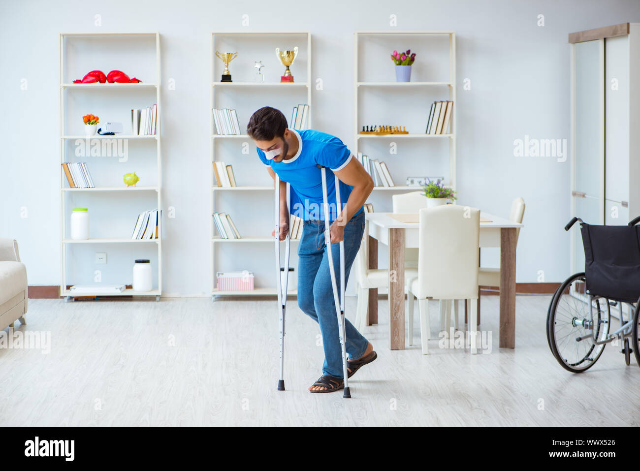 Recovering orthopedic surgery hi-res stock photography and images - Alamy