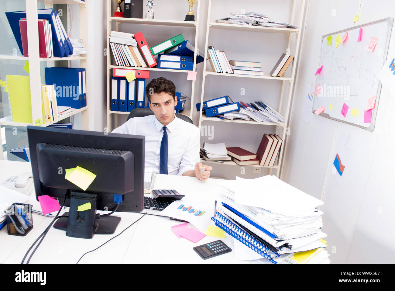 Disorganized papers hi-res stock photography and images - Alamy