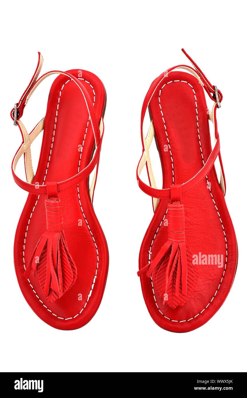 Red heels top view Cut Out Stock Images & Pictures - Alamy